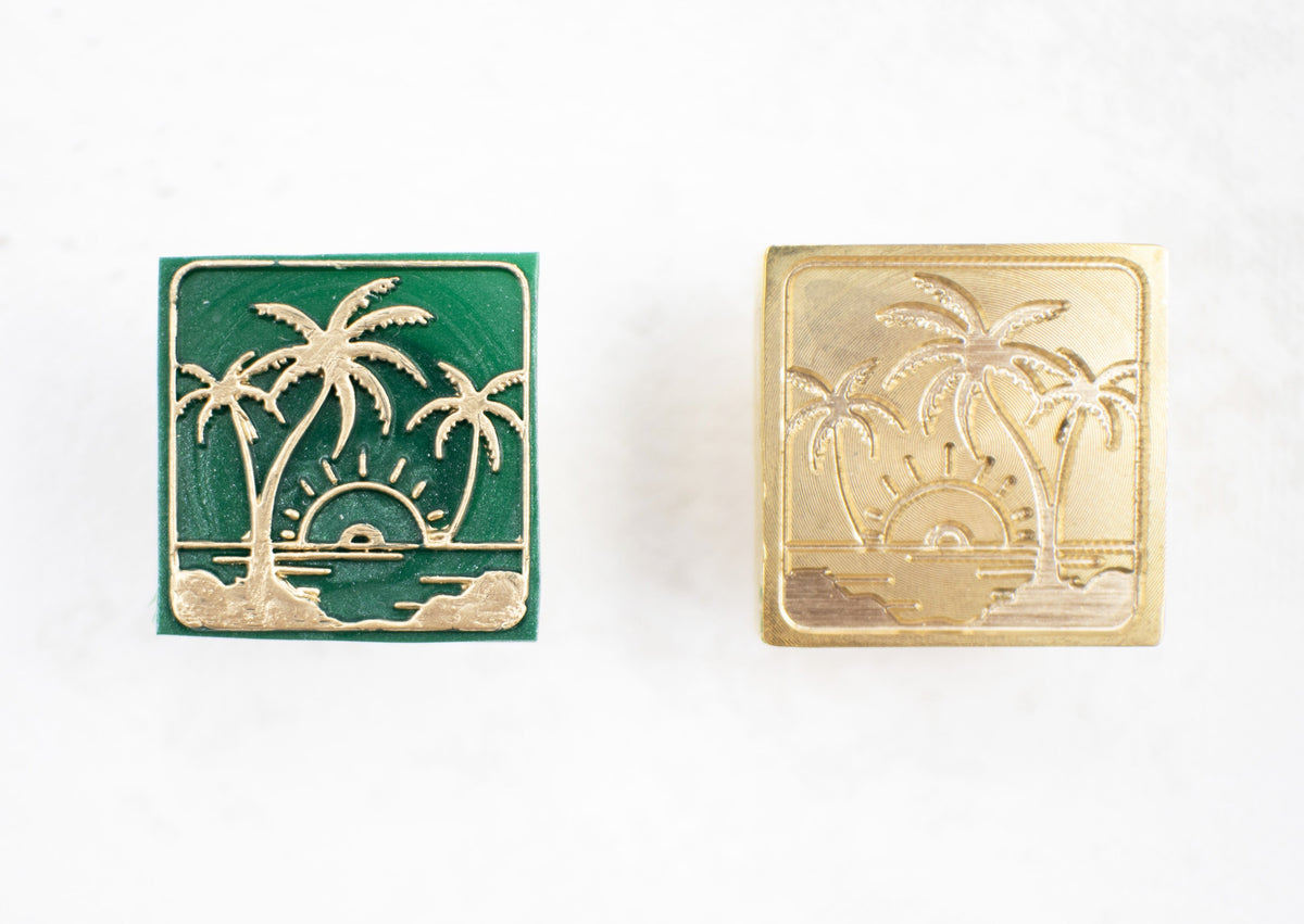 Sunset Wax Seal | Summer Wax Stamp – Ladd Stamps