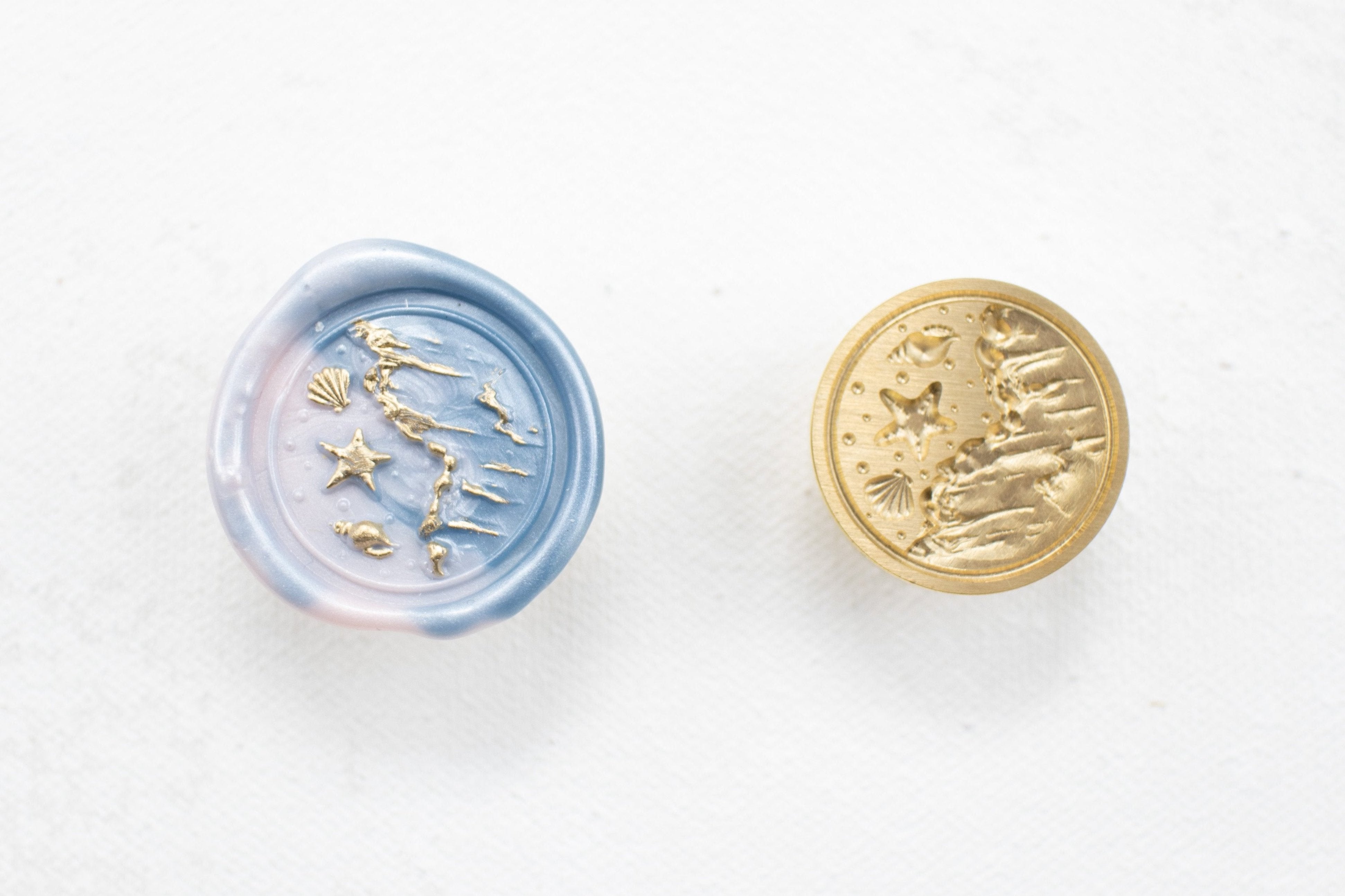 3D Seashell Wax Seal | Seashell Wax Stamp – Ladd Stamps