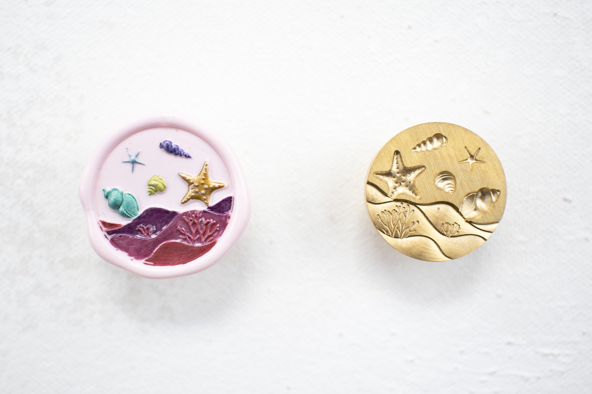 3D Seashell Wax Seal | Seashell Wax Stamp – Ladd Stamps