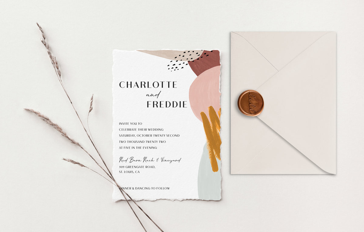 Invitations - Deckle Edge Cotton Paper – Ladd Stamps