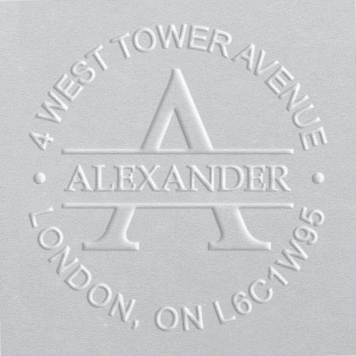 Return Address Embosser | Custom Embosser by Ladd Designs – Ladd Stamps