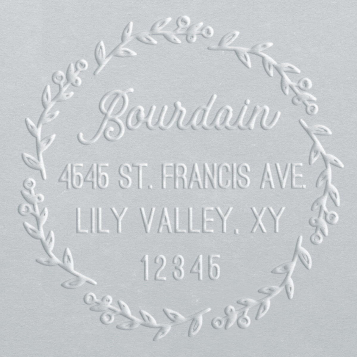 Return Address Embosser | Custom Embosser by Ladd Designs – Ladd Stamps